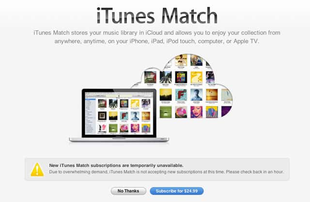 Apple Officially Launches iTunes Match Apple Officially Launches iTunes Match